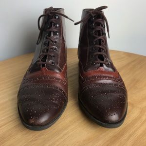 Sabree | Shoes | Sabree Brown Lace Up Boots | Poshmark